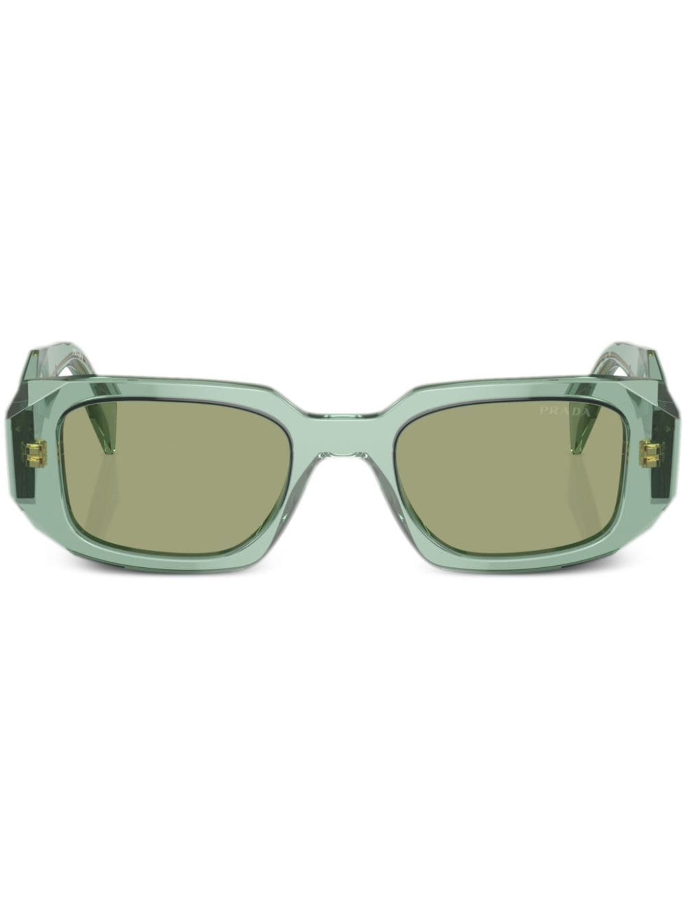 Prada Pr 17ws Rectangle Sunglasses - Green | Editorialist display picture 1