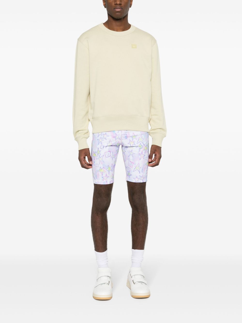 ACNE STUDIOS Acne Studios Tie-Dye Star Print Shorts