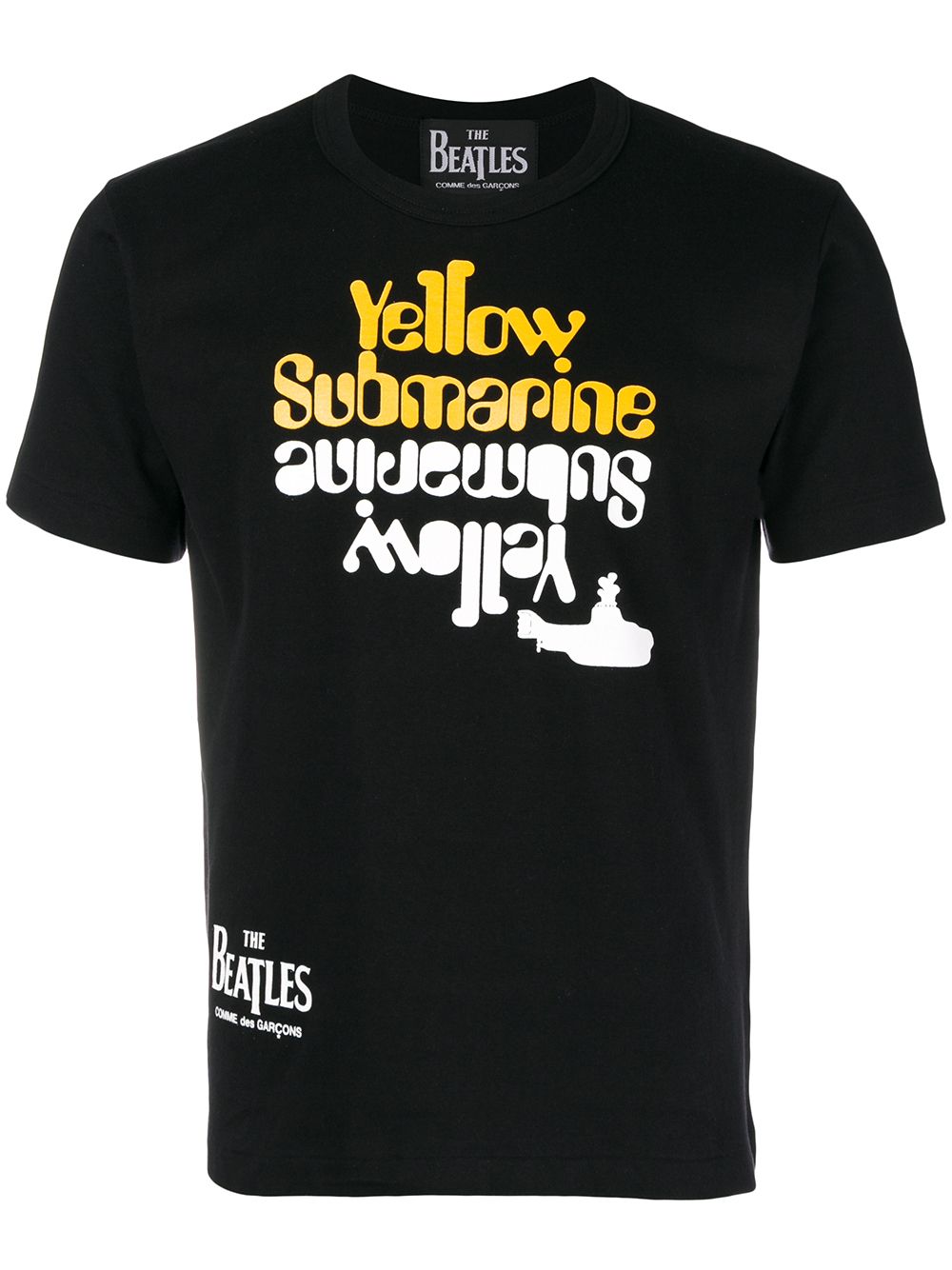 COMME DES GARÇONS The Beatles X Comme Des Garçons Lyrics Printed T-Shirt