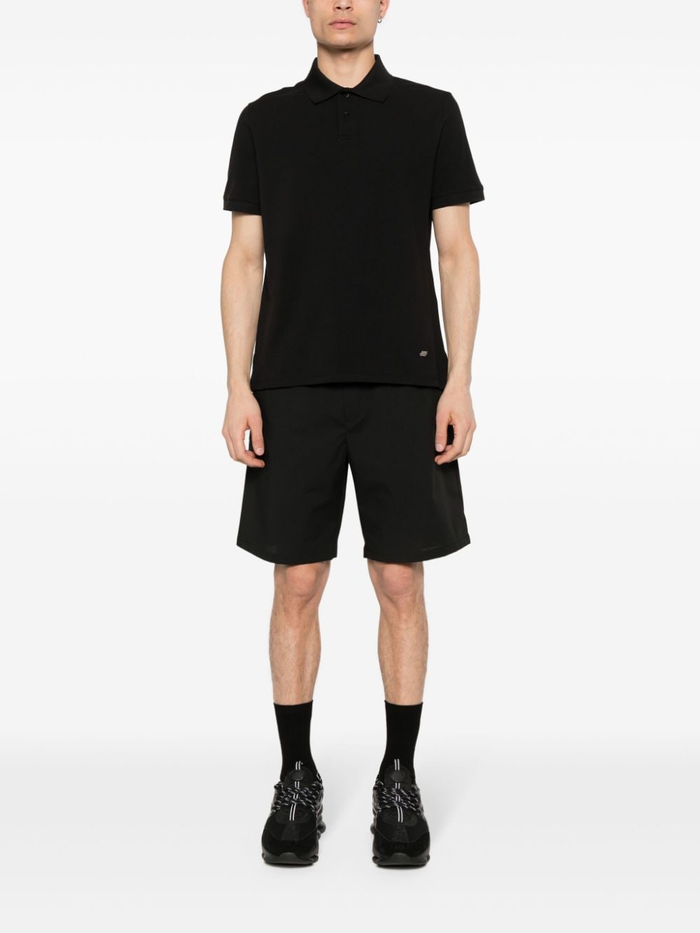 JUST CAVALLI piqué-weave polo shirt
