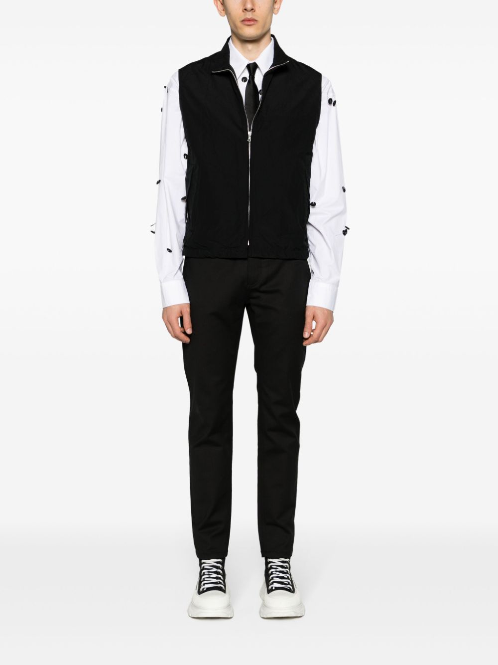 NEIL BARRETT Neil Barrett Mid-Rise Skinny Trousers