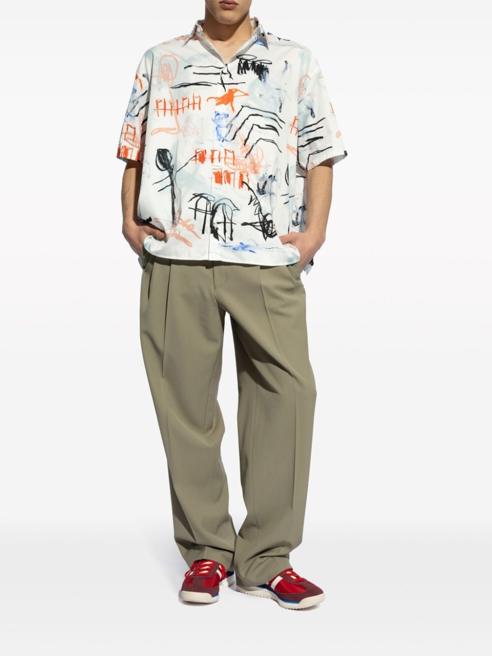 ÉTUDES STUDIO x julian farade illusion cotton shirt