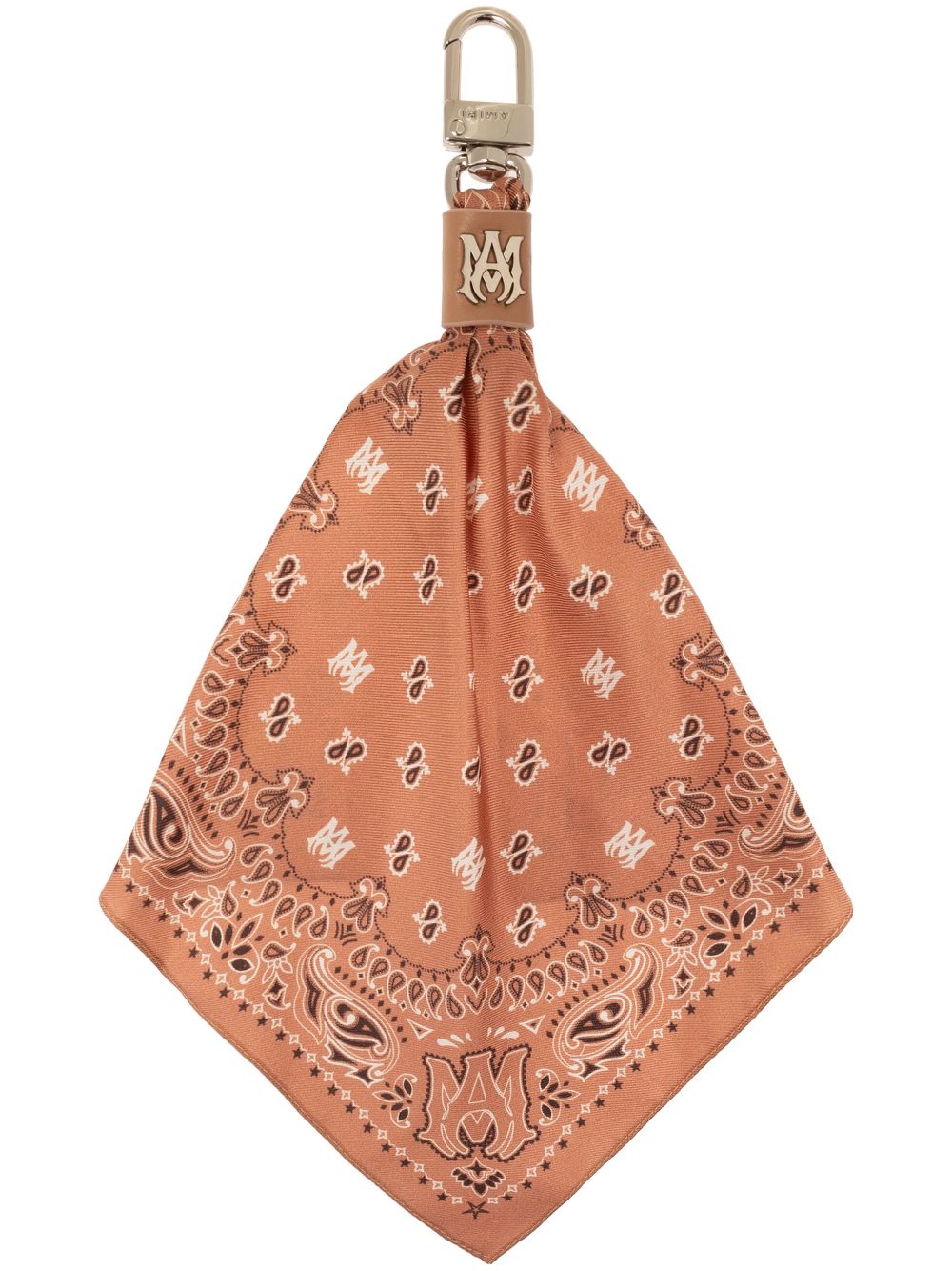 Amiri Silk Bandana Keyring - Pink | Editorialist