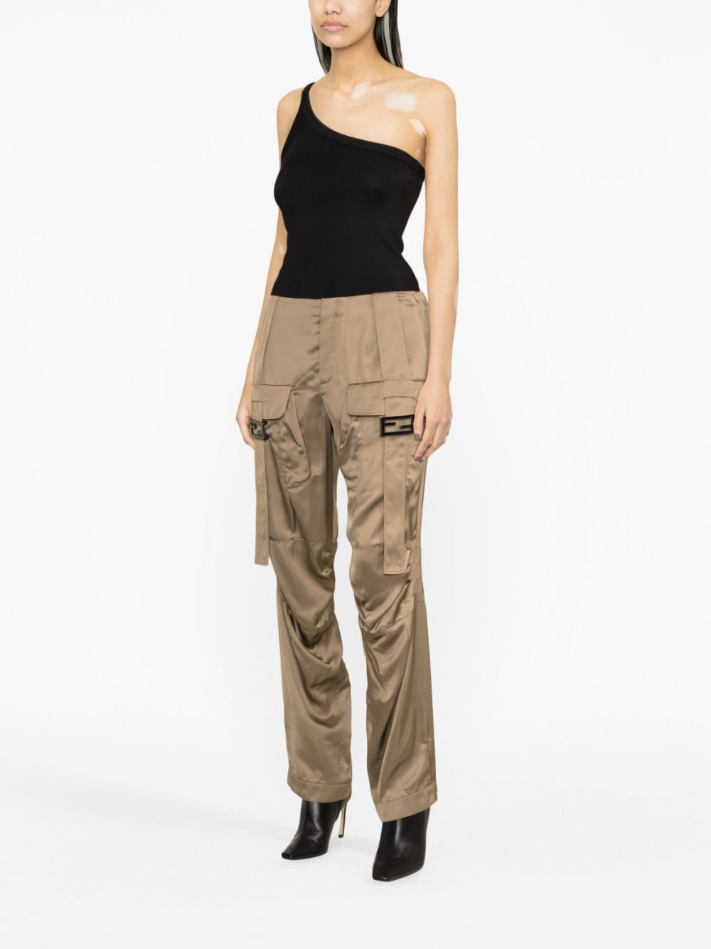 FENDI FENDI Satin Cargo Trousers