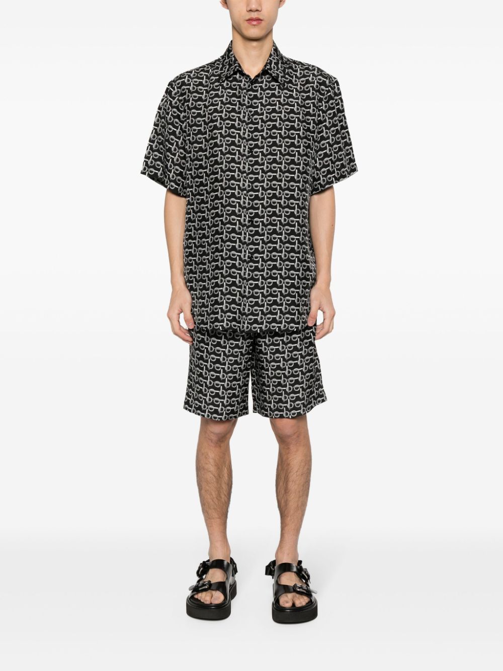 BURBERRY Burberry Elasticated-Waistband Silk Shorts
