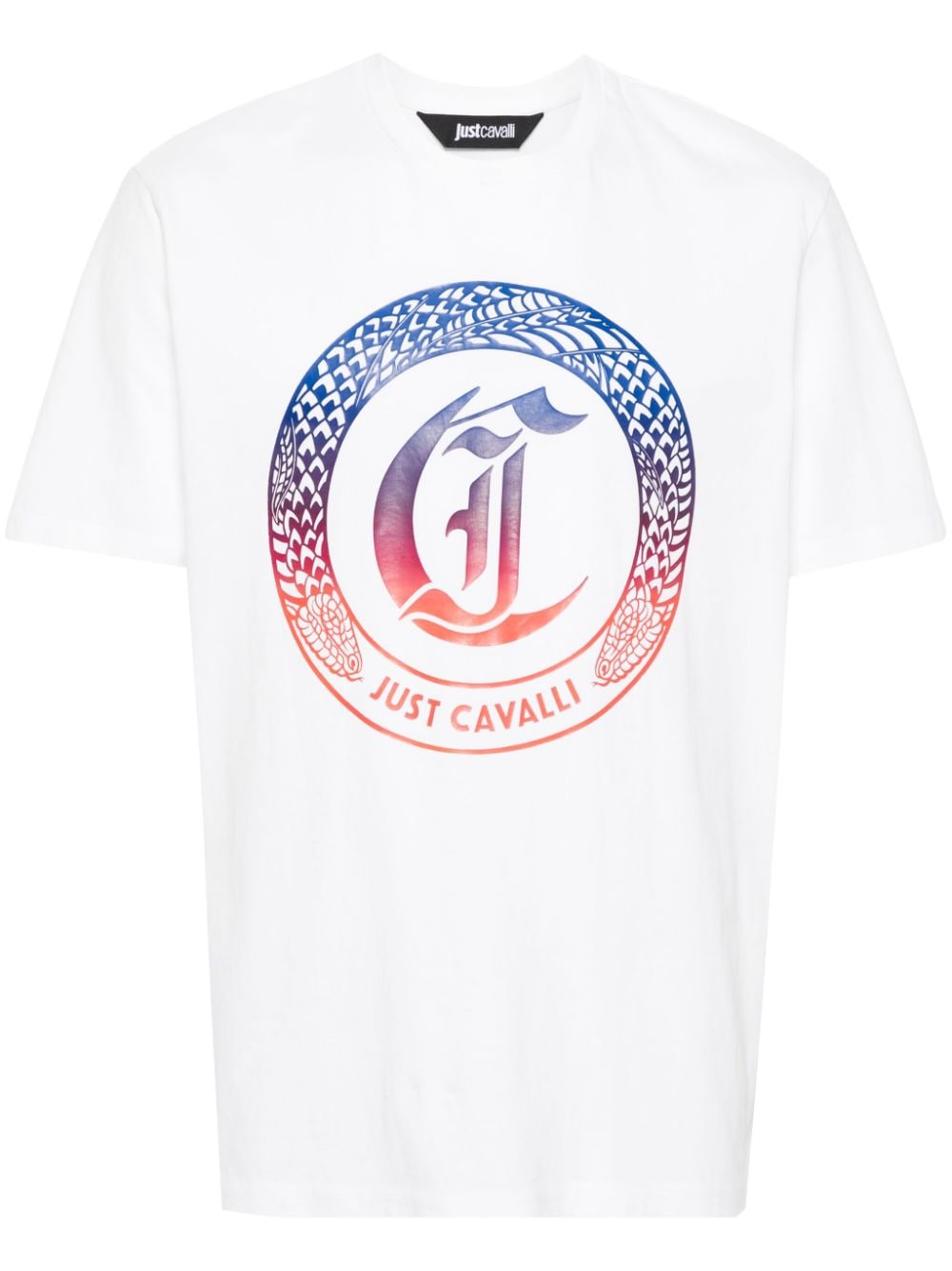 JUST CAVALLI logo-print cotton t-shirt