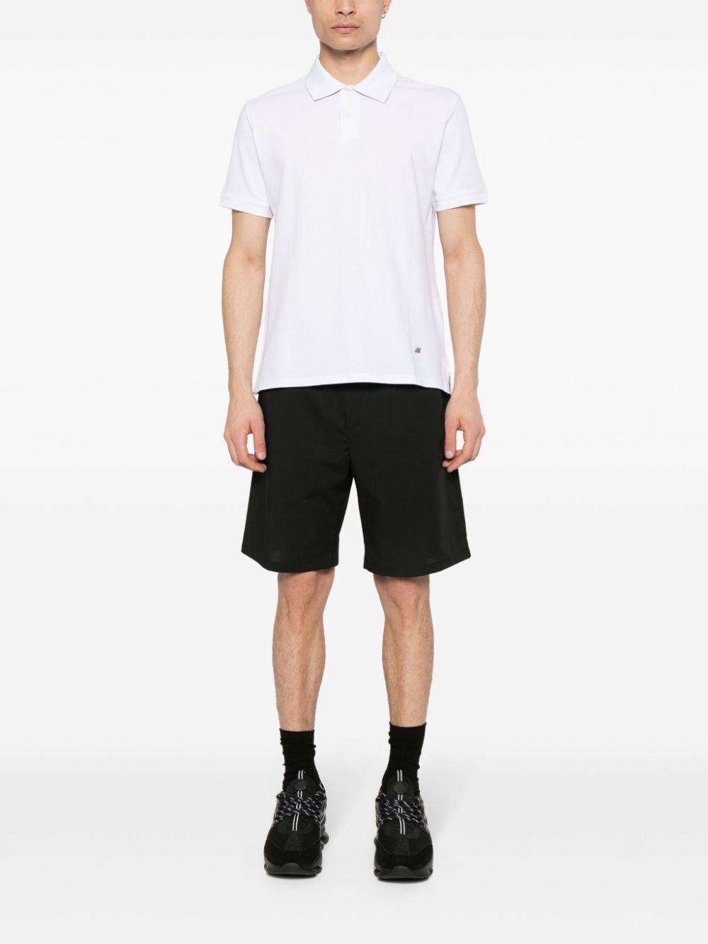 JUST CAVALLI piqué-weave polo shirt