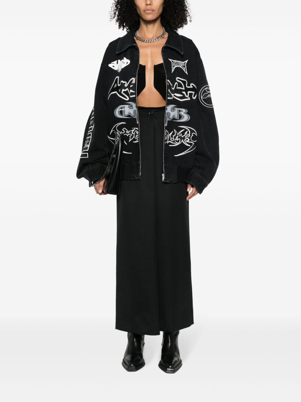 GIVENCHY Givenchy Wrap-Design High-Waisted Skirt
