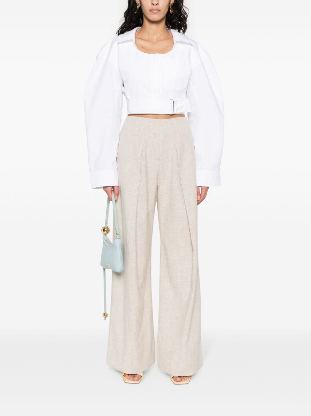 CULT GAIA Cult Gaia Pompori Wide-Leg Trousers