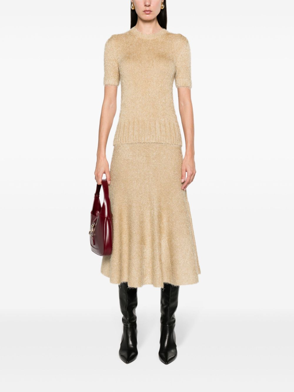 KHAITE KHAITE Cadence A-Line Skirt