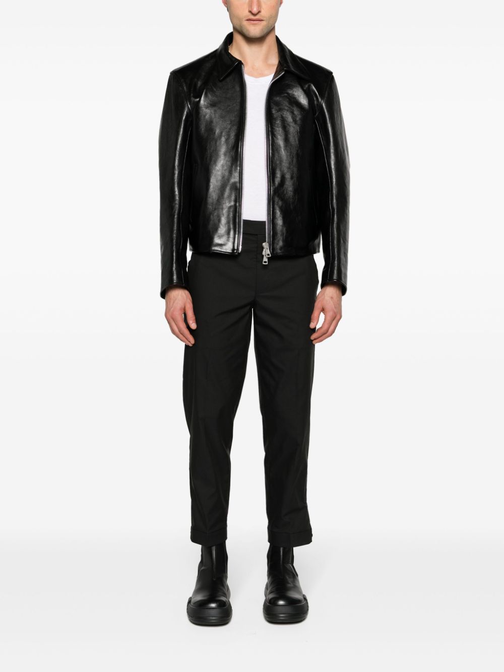 NEIL BARRETT Neil Barrett Tapered-Leg Chinos with Adjustable Hem