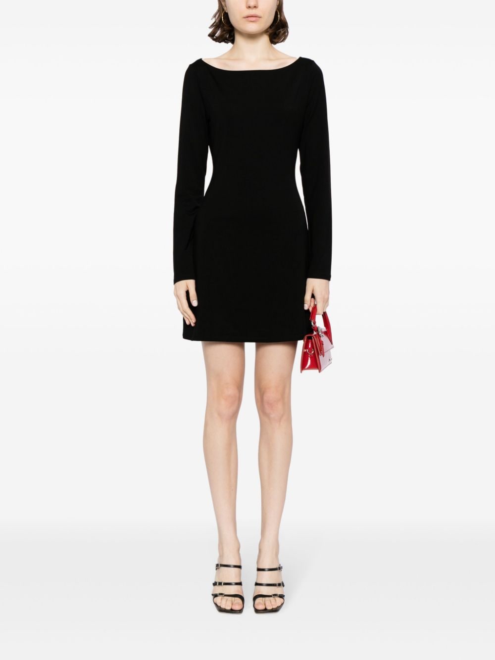 jaelynn knit dress reformation Reformation Jaelynn Knit Mini Dress - Black