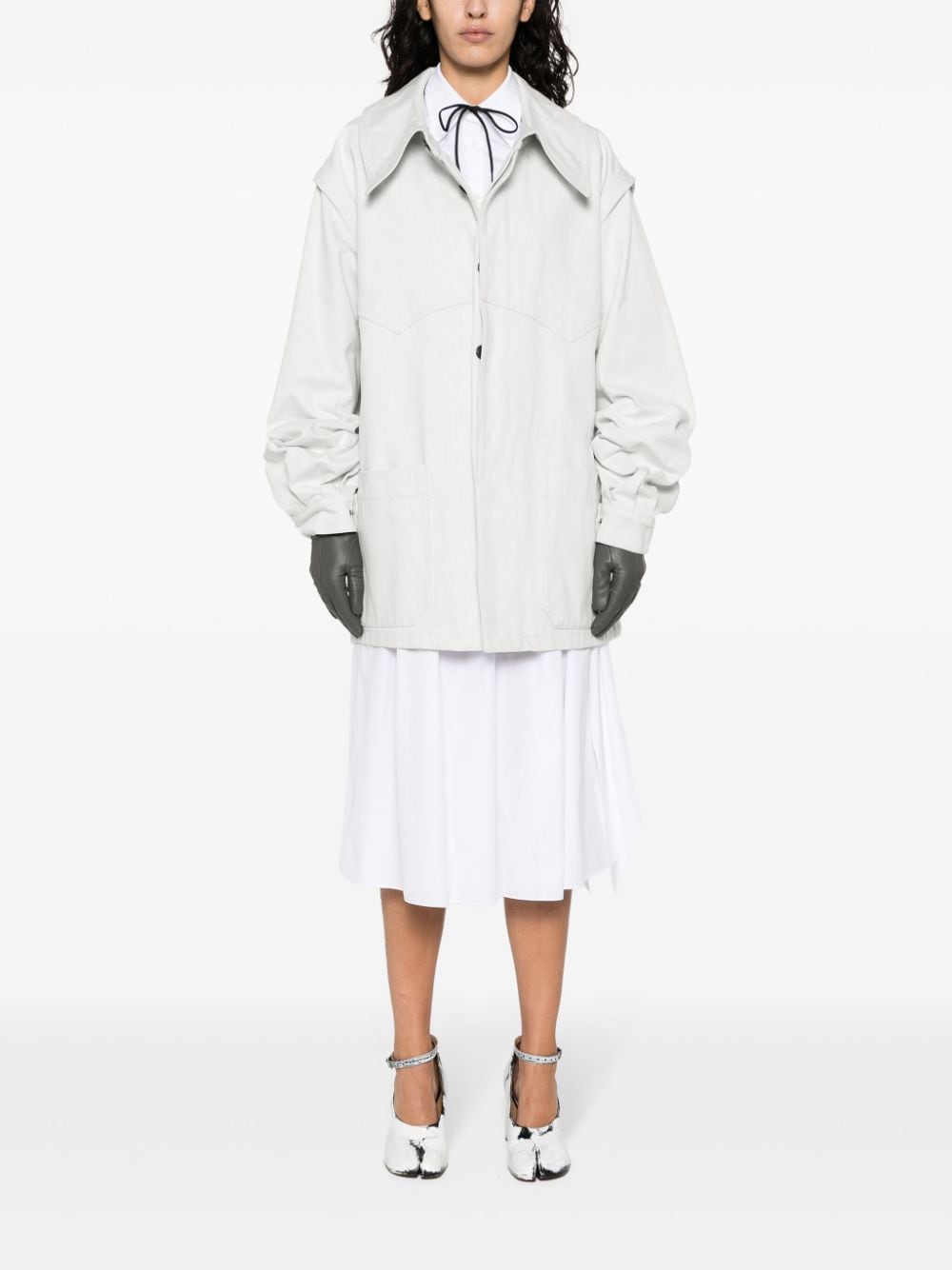 MAISON MARGIELA Maison Margiela Oversized Collar Denim Jacket