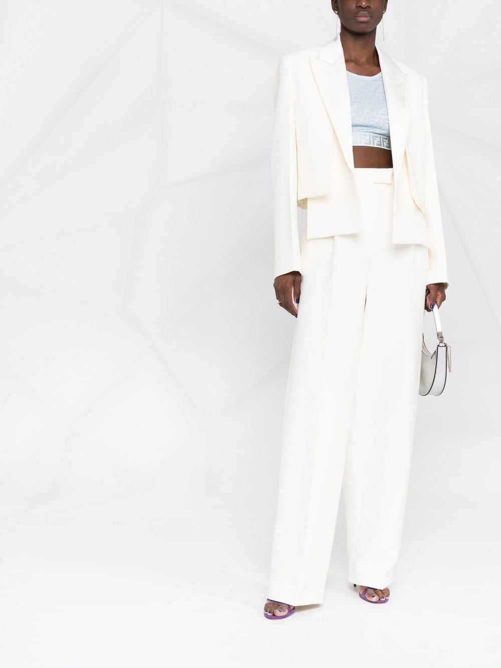 FENDI Straight-Leg High-Waisted Trousers