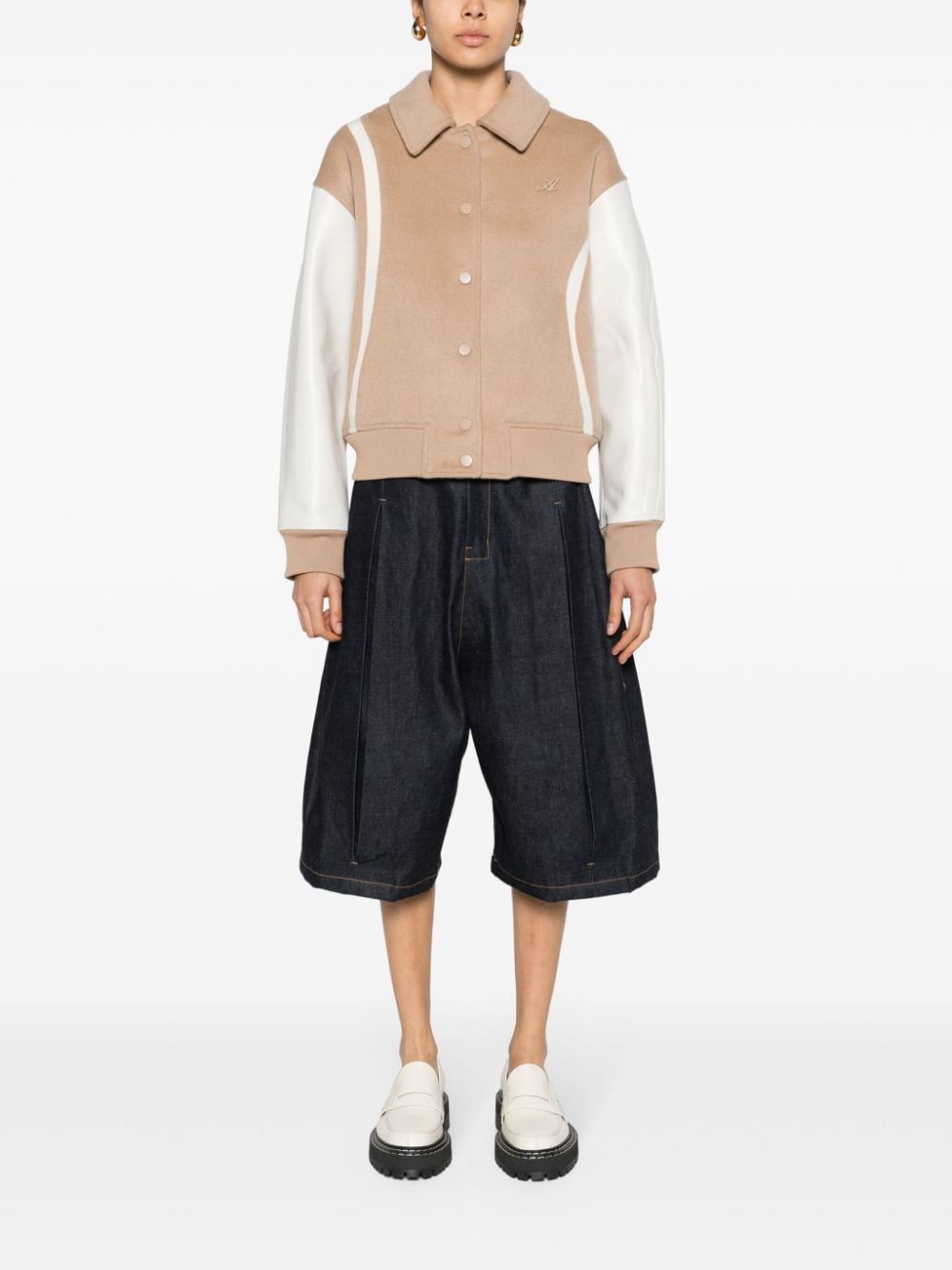 AXEL ARIGATO Axel Arigato Bay Wool-Blend Varsity Jacket
