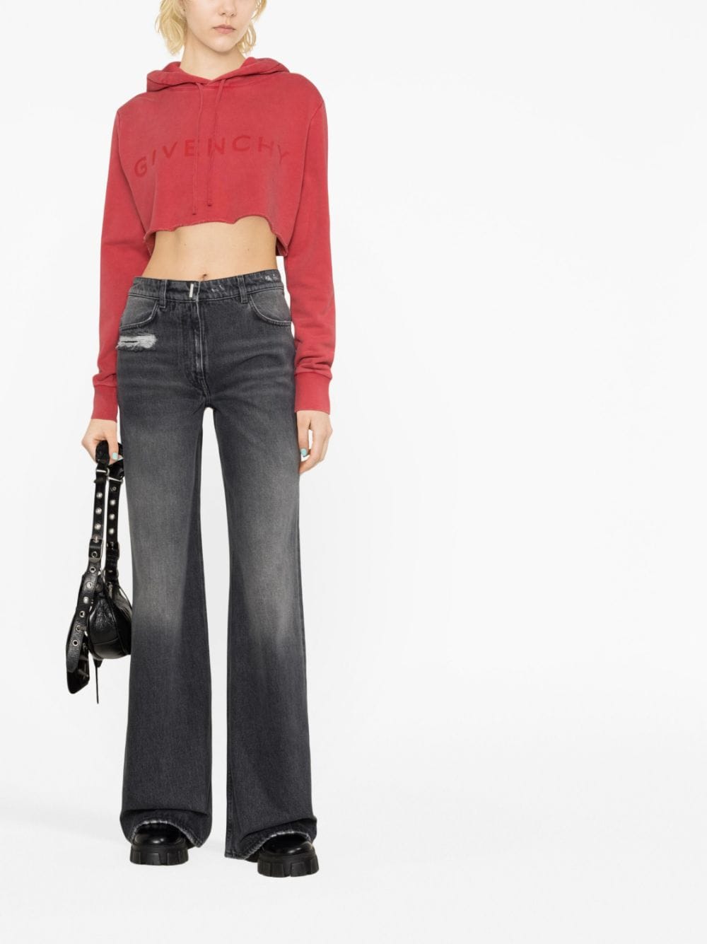GIVENCHY Givenchy Mid-Rise Flared Jeans