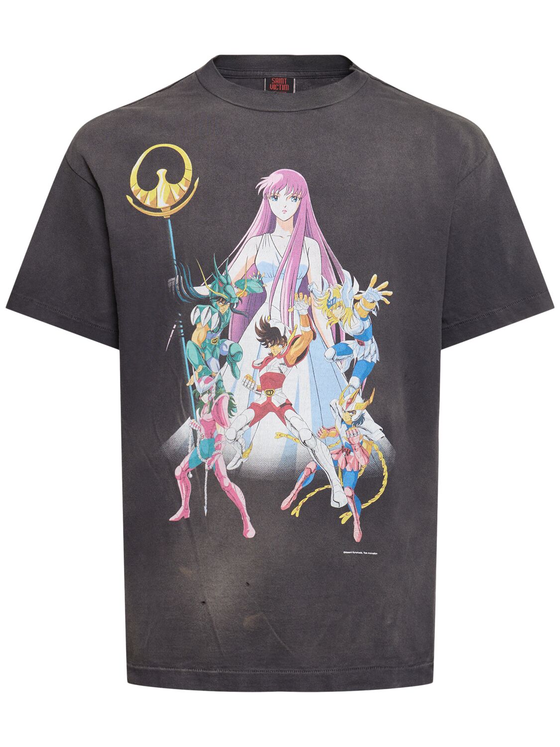 Saint Michael Saint Seyia X Saint Mx6 T-Shirt In Black - 50% Off