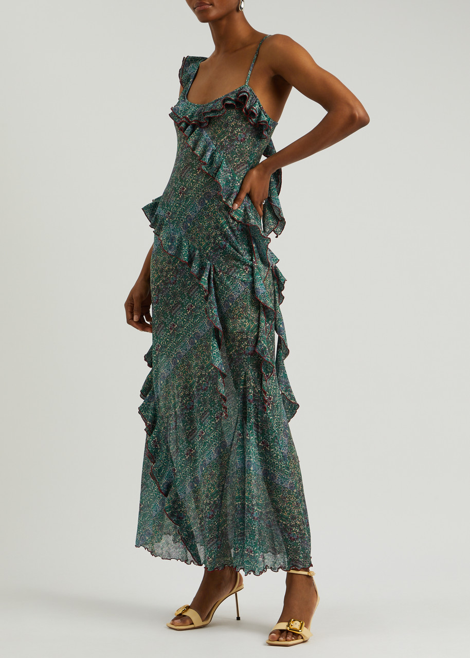 Snake Formal Dress Hutch Dresses Hutch Rocco Halter Ruffled Maxi Dress From  Anthropologie Poshmark
