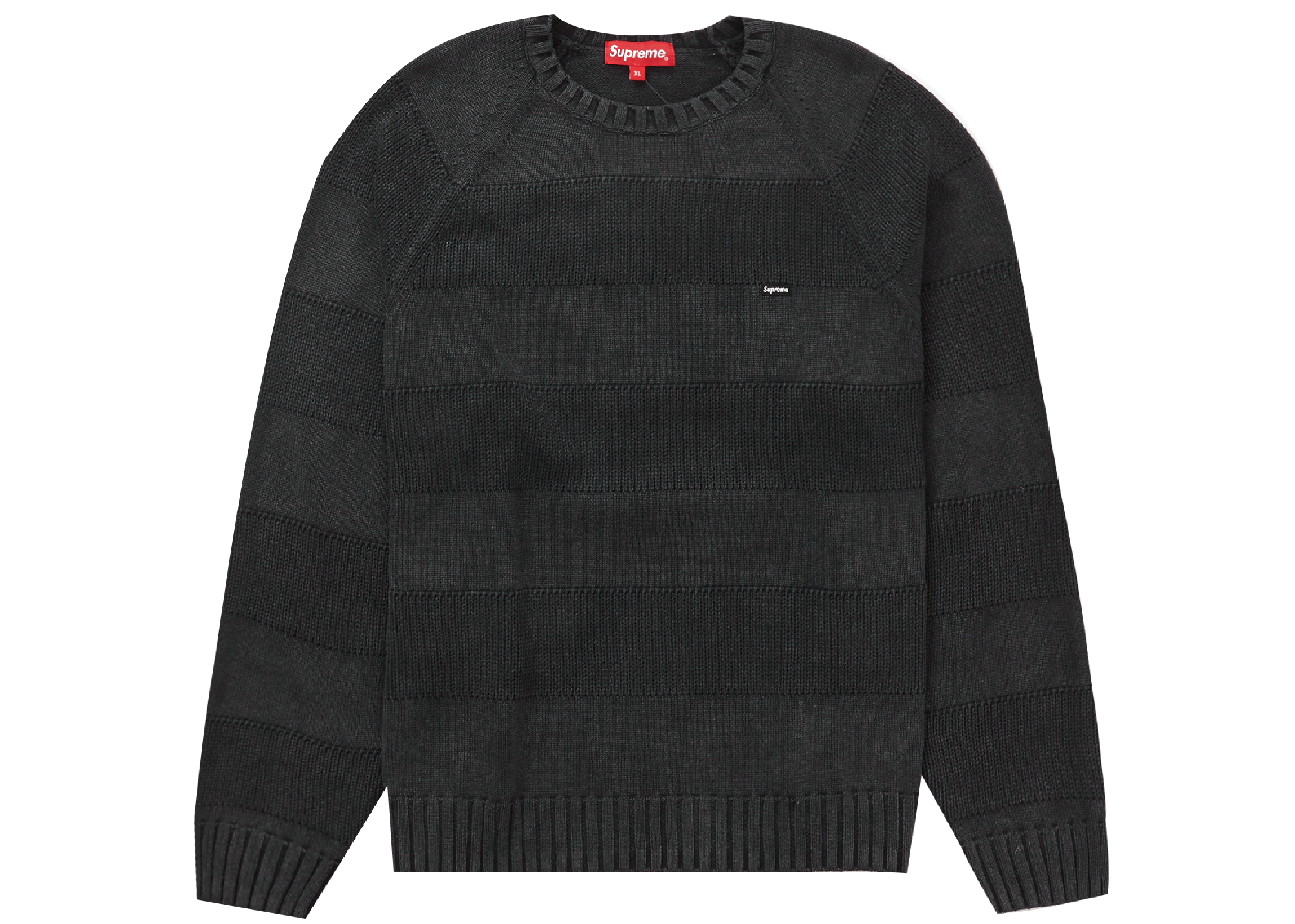 Supreme Loose Gauge Stripe Small Box Sweater - Tan | Editorialist
