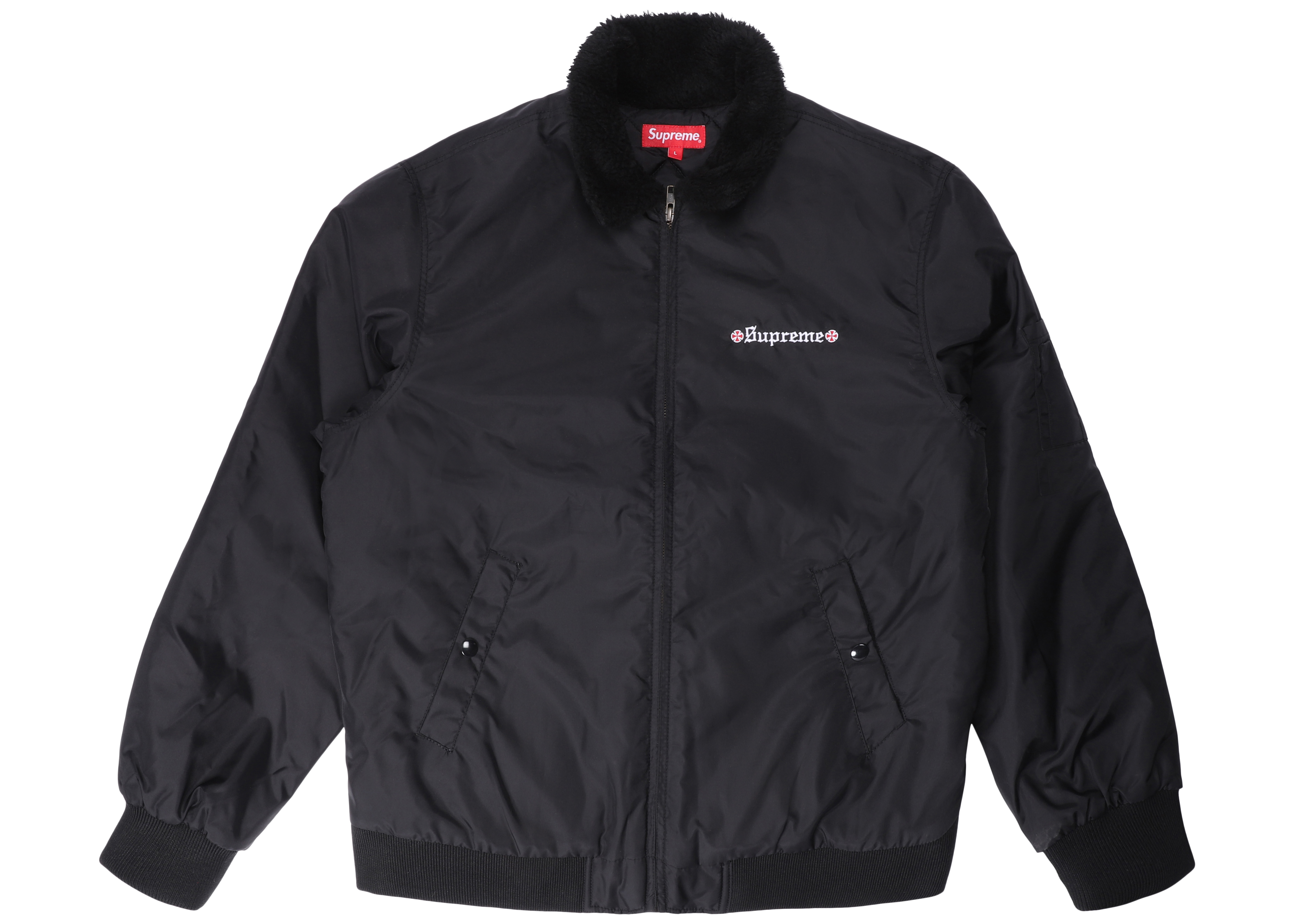 Supreme X Independent Anorak Jacket - Black | Editorialist