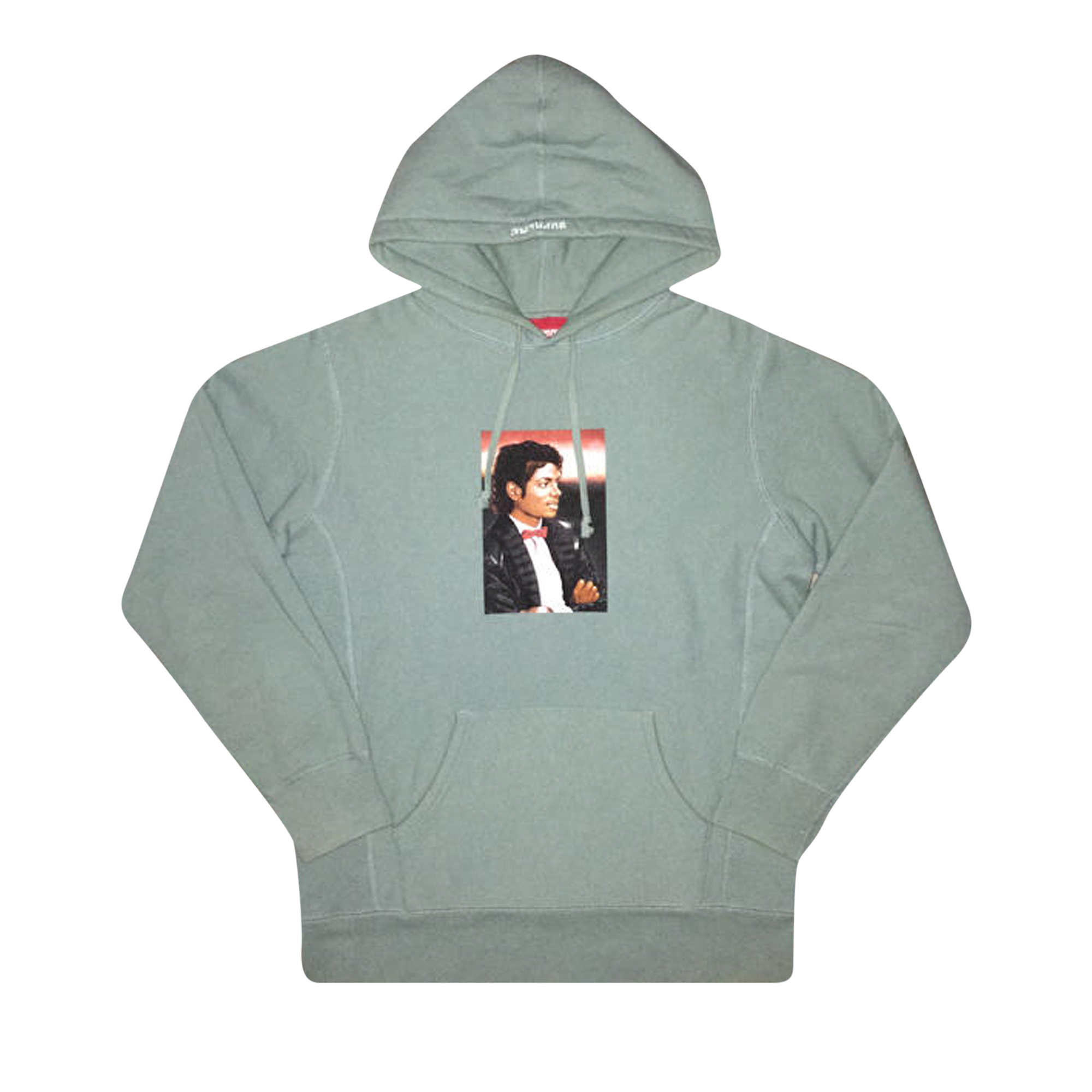 Supreme X Michael Jackson Graphic-Print Zip-Up Hoodie - Black