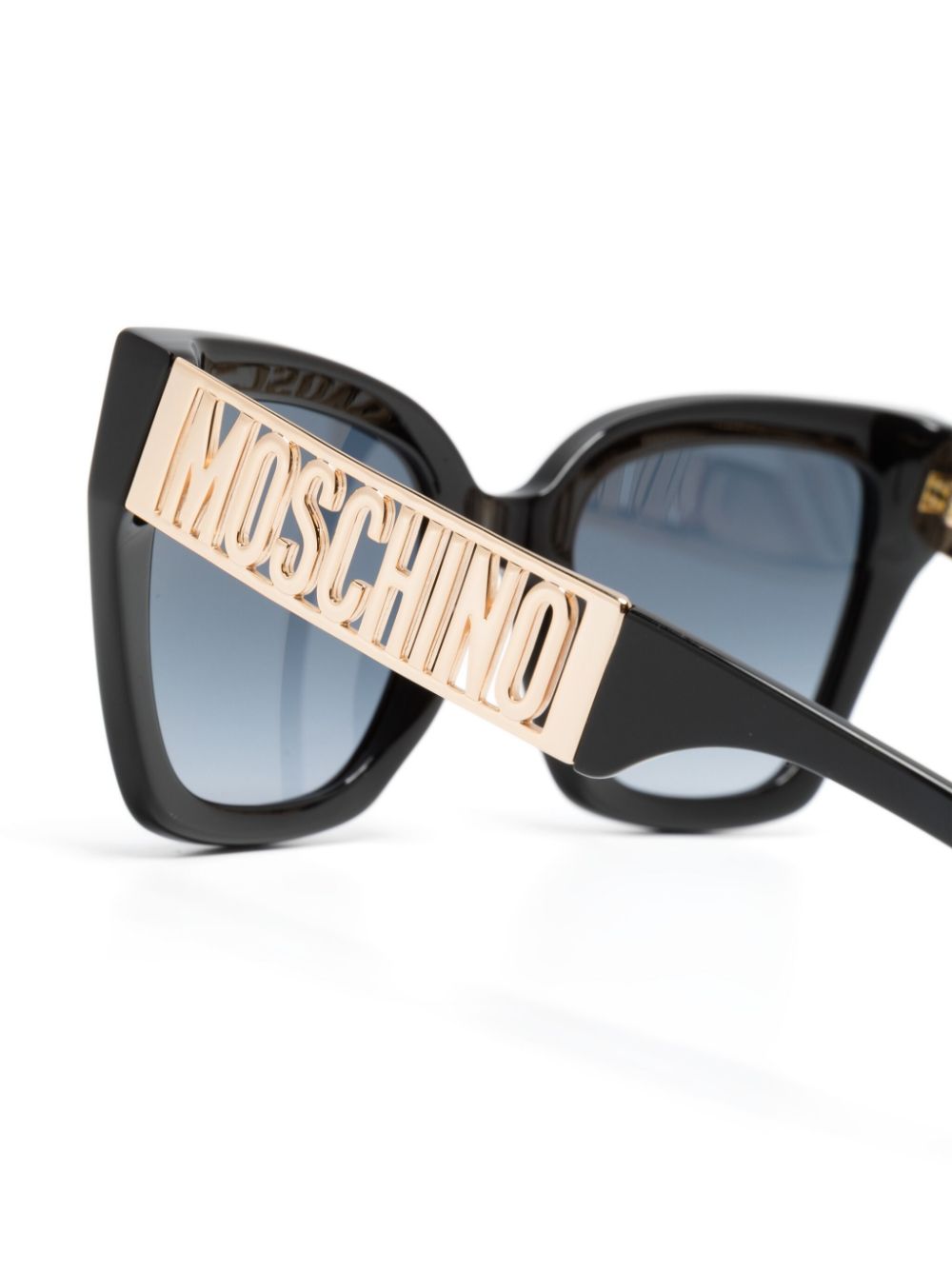 Moschino Gold Tone Butterfly Sunglasses New Moschino Ladies Gold Tone Butterfly Sunglasses MOS010  main image 4