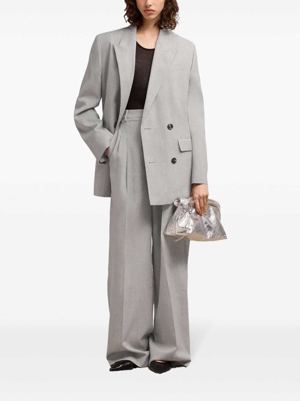 AMI AMI Paris Double-Breasted Virgin Wool Blazer