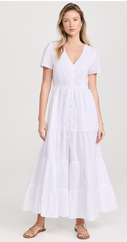 PLAYA LUCILA Button Maxi Dress