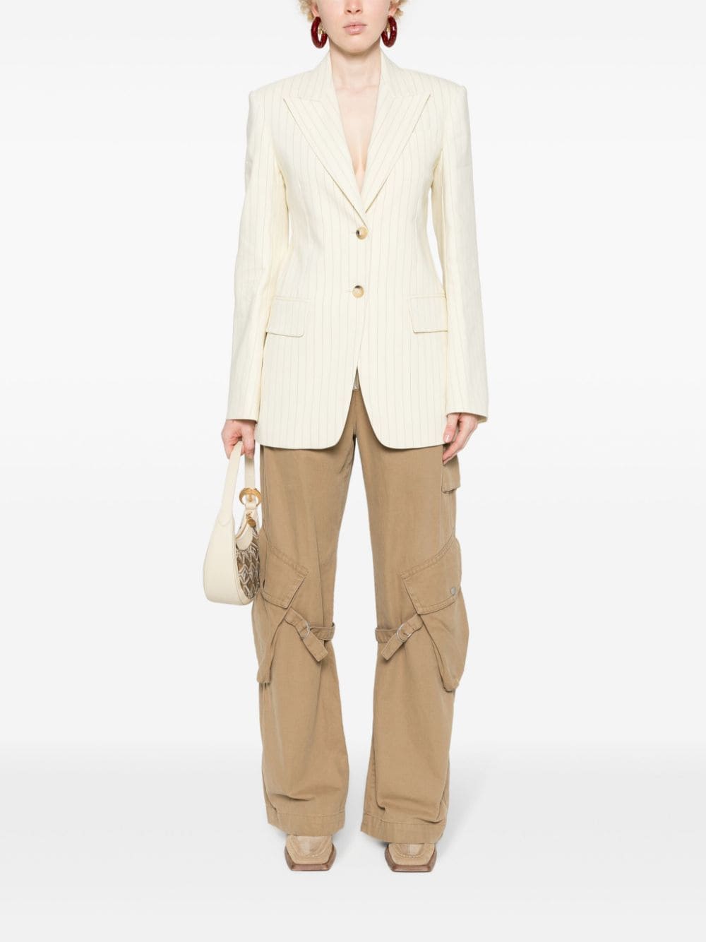 SPORTMAX Sportmax Aversa Pinstriped Blazer