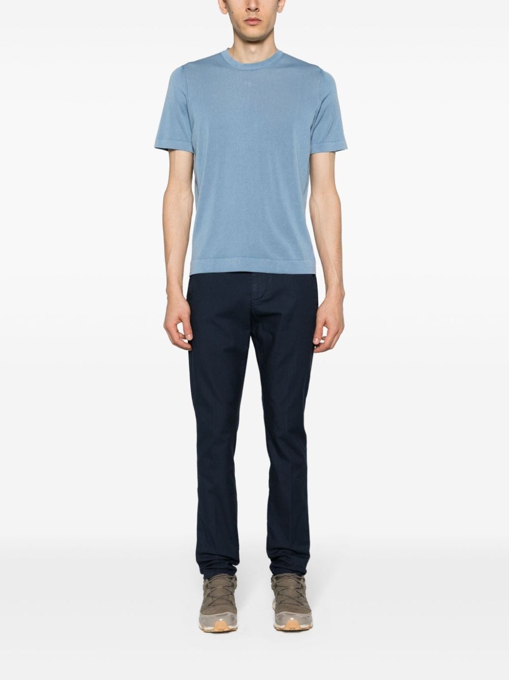 DRUMOHR Crew Neck Short-Sleeve Jumper