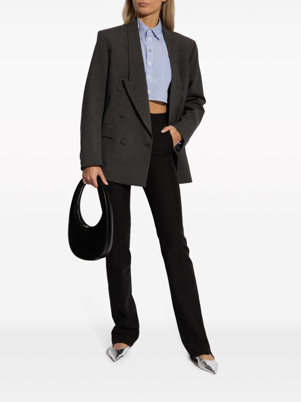 COPERNI Coperni Pinstripe Double-Breasted Blazer