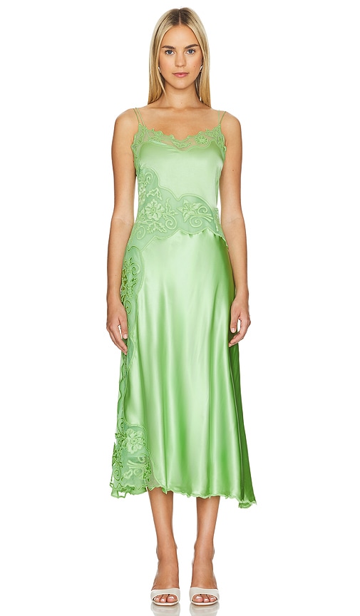 Ulla Johnson Lucienne Dress In Green In Celadon - 61% Off | Editorialist