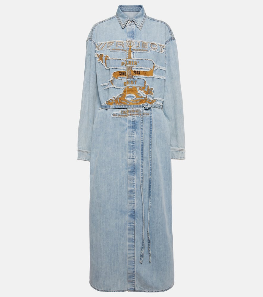 alexander wang denim maxi dress Maxi dress