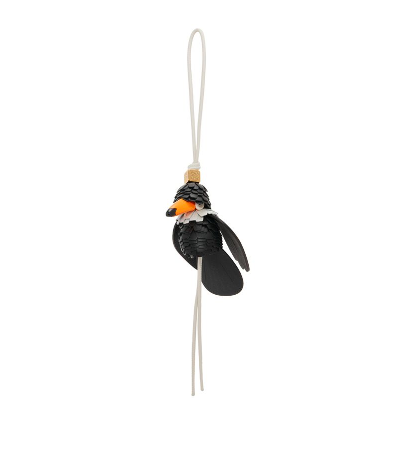 Loewe X Paula'S Ibiza Toucan Bag Charm - Black | Editorialist