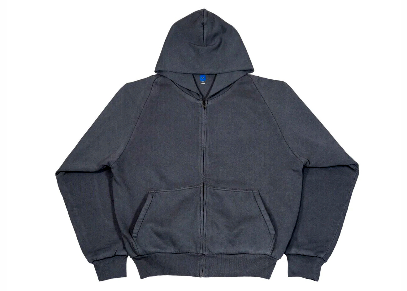 Yeezy X Gap Zip Up Exclusive Hoodie - Poetic Black (Faded Acid