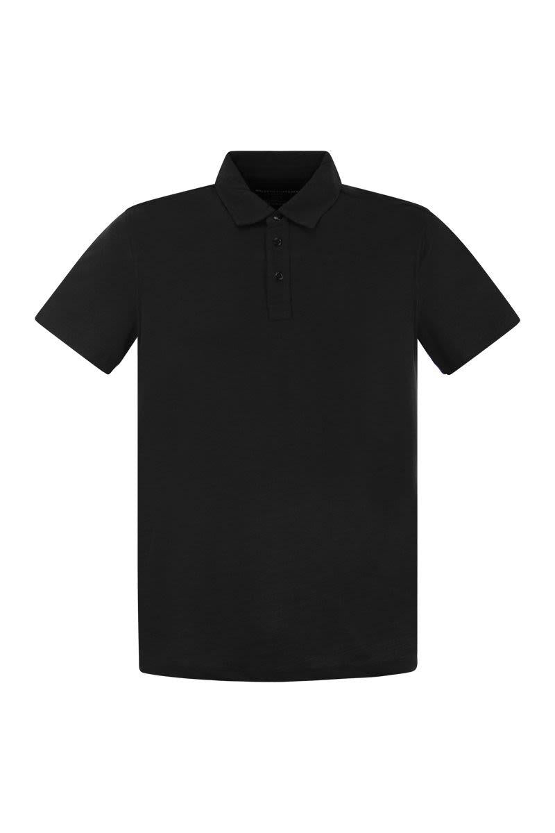 Majestic Filatures Short-Sleeved Polo Shirt In Lyocell In
