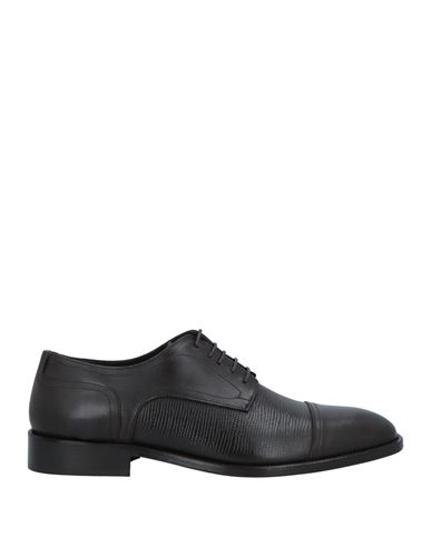 Baldinini Leather Derby Shoes - Black | Editorialist display picture 3