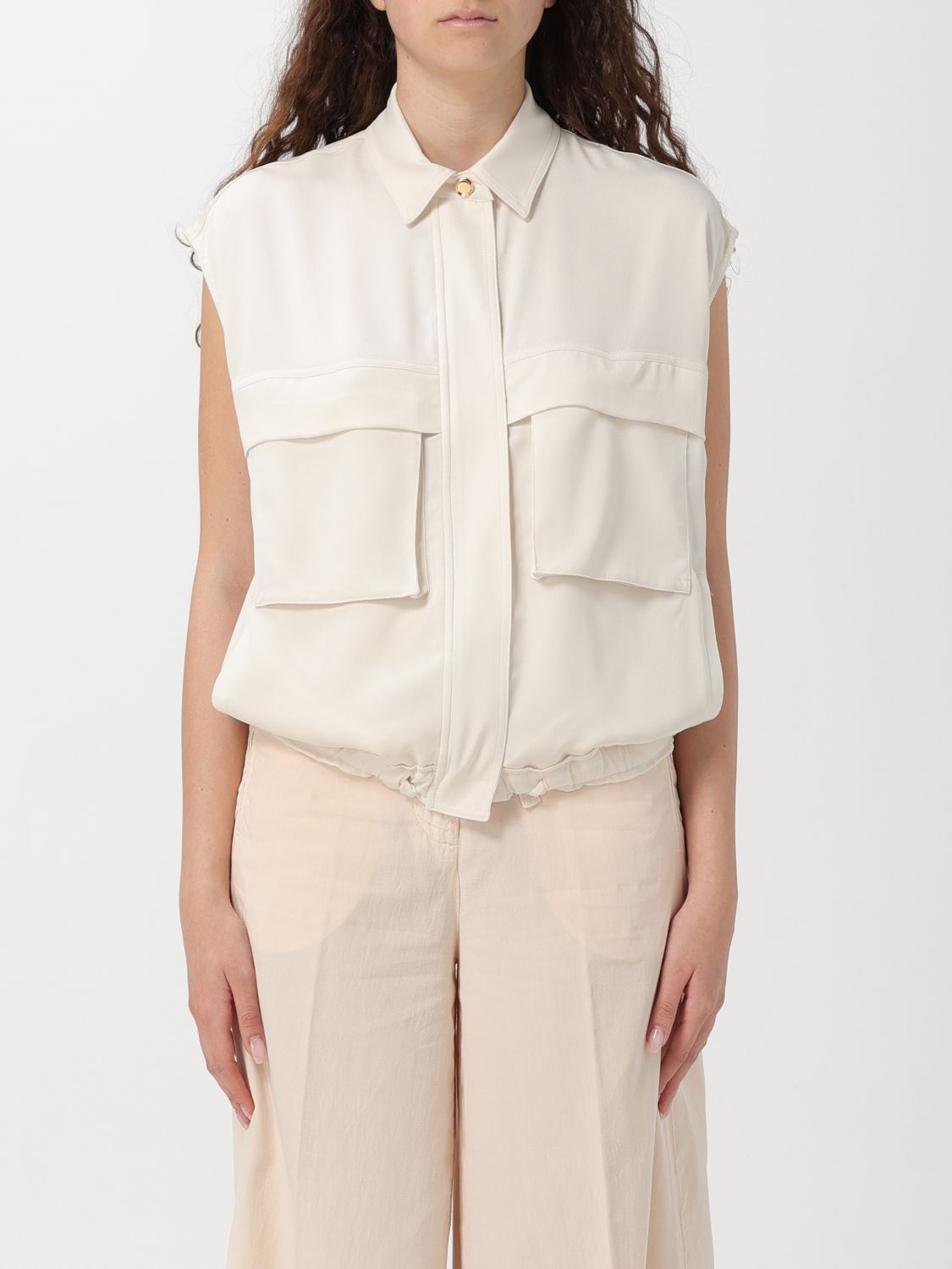 PINKO Pinko Sleeveless Collared Waistcoat