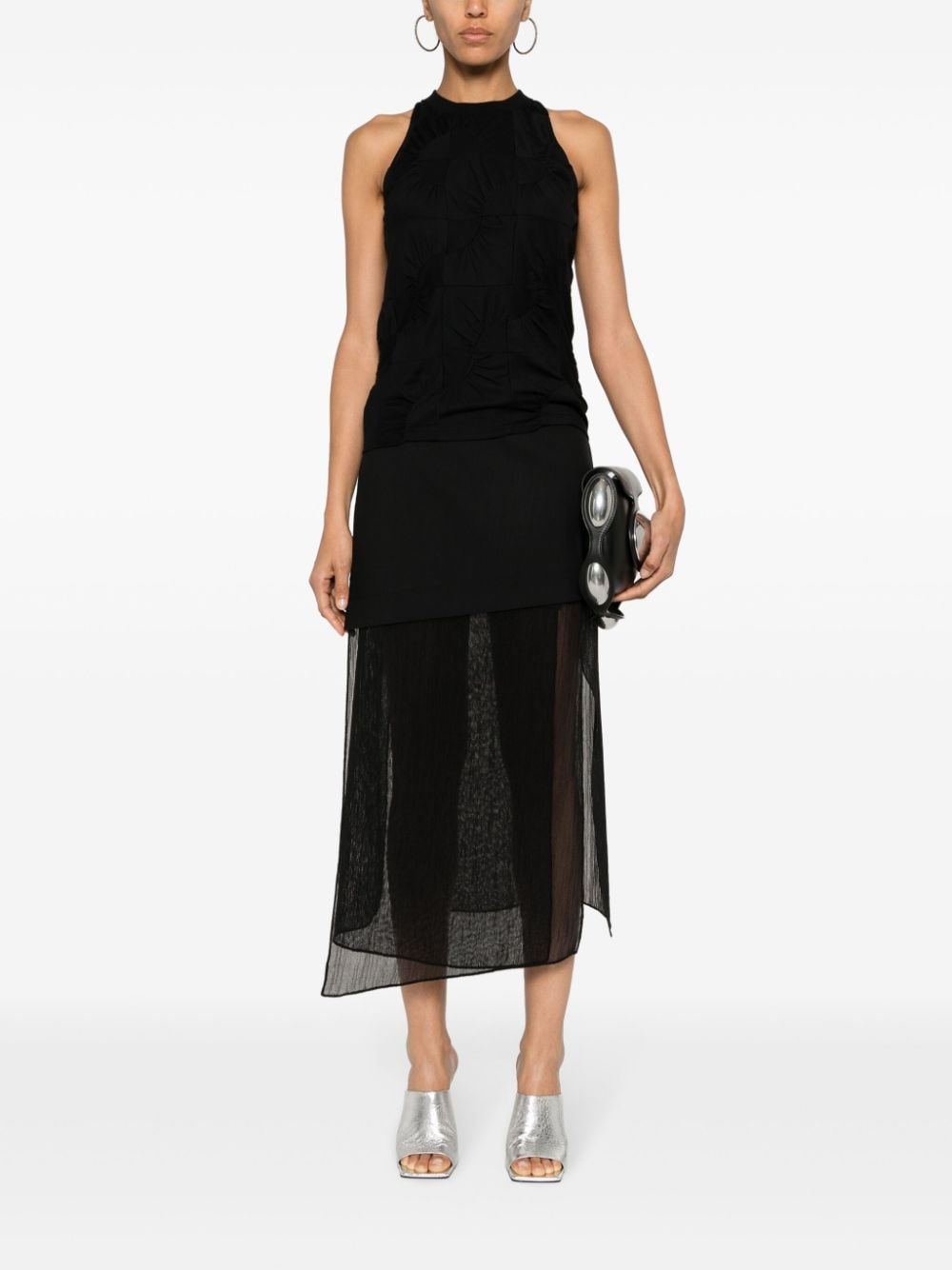 COPERNI Coperni Gathered-Detail Tank Top