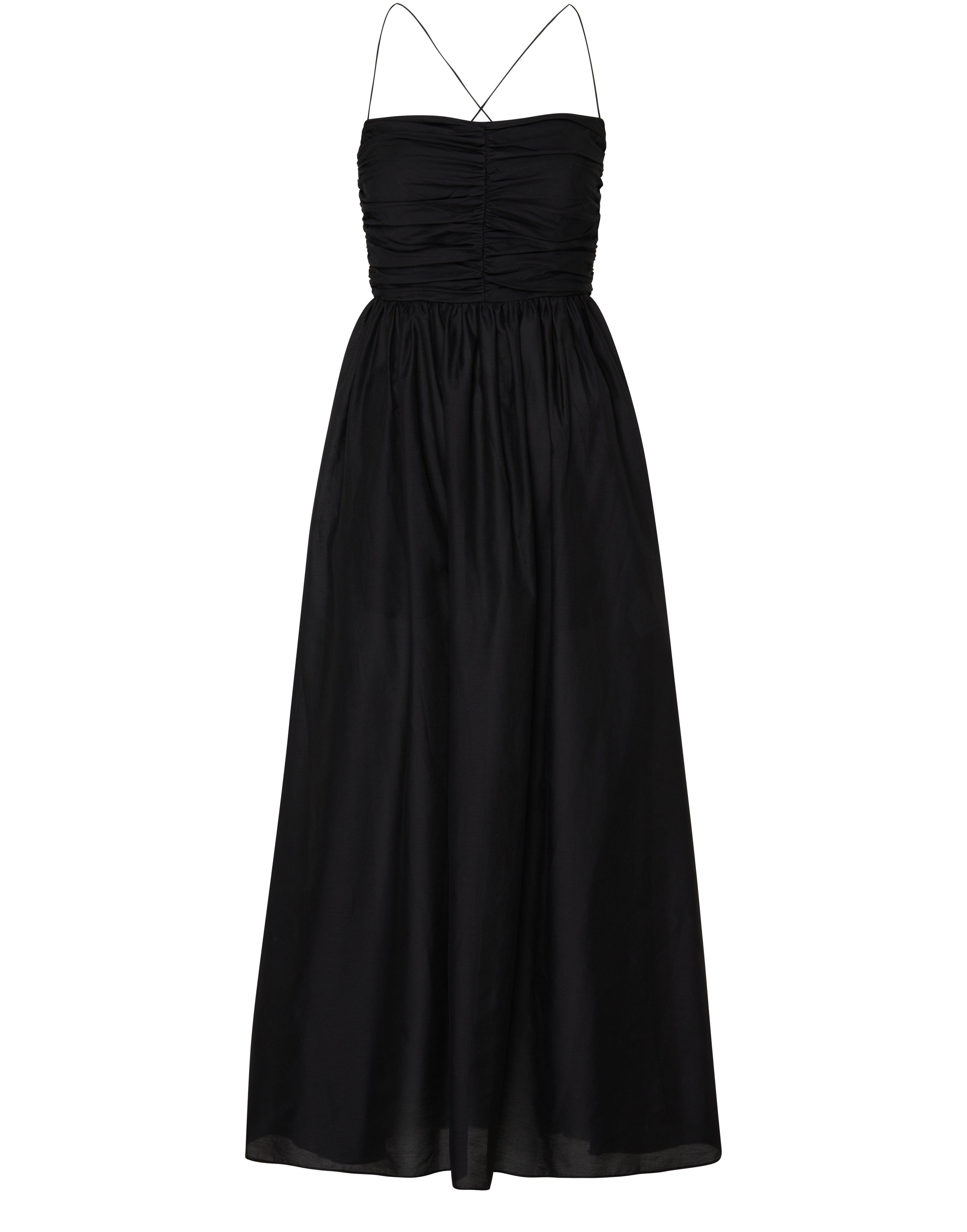 yellow midi lace dress Twinkle Tie Midi Dress– Teuta Matoshi main image 0