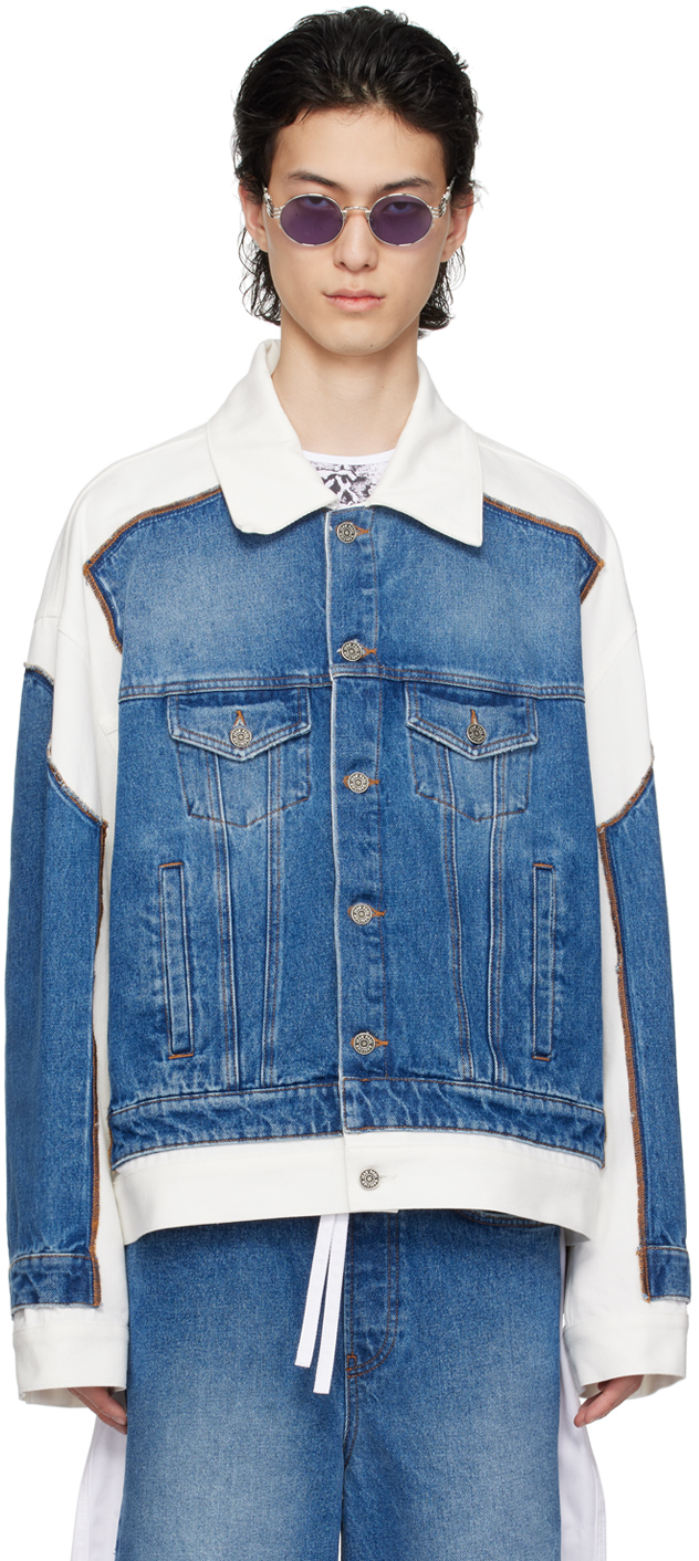 Buy Jean Paul Gaultier The Trompe L'œil' Denim Jacket - 5701