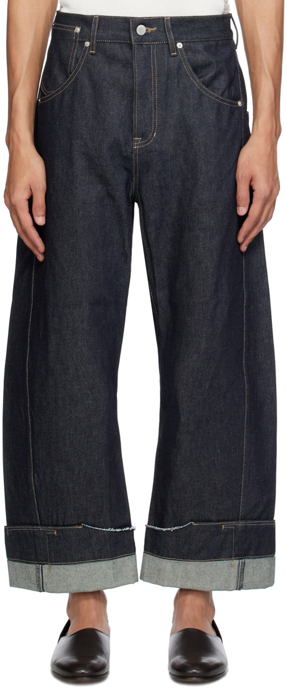Marina Yee Oversized Jeans In Indigo - 45% Off | Editorialist