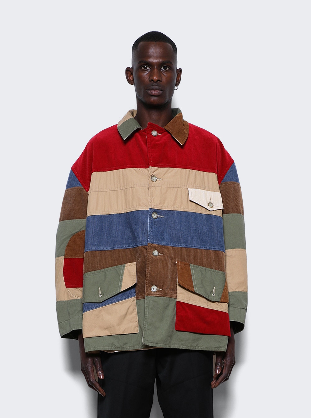 Saint Michael X Shermer Academy Safari Jacket - Multicolor