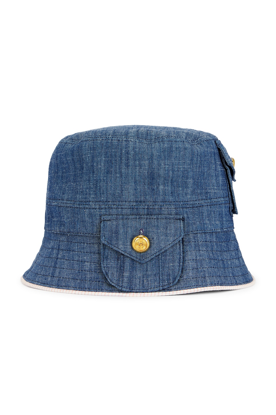 SAINT Mxxxxxx - KNIT BUCKET HAT / BLK Fabric Blue Bucket Hats for