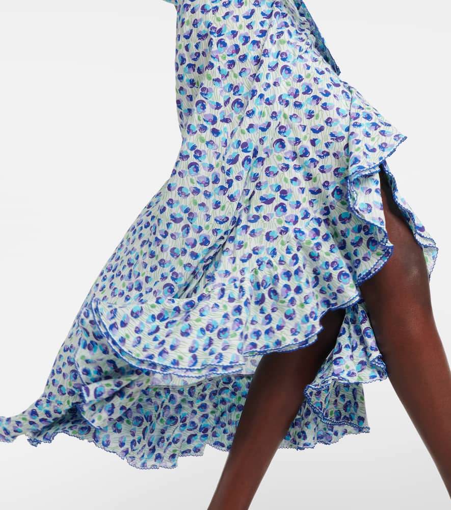 poupette st barth triny midi dress Poupette St Barth Triny floral midi dress Poupette St Barth