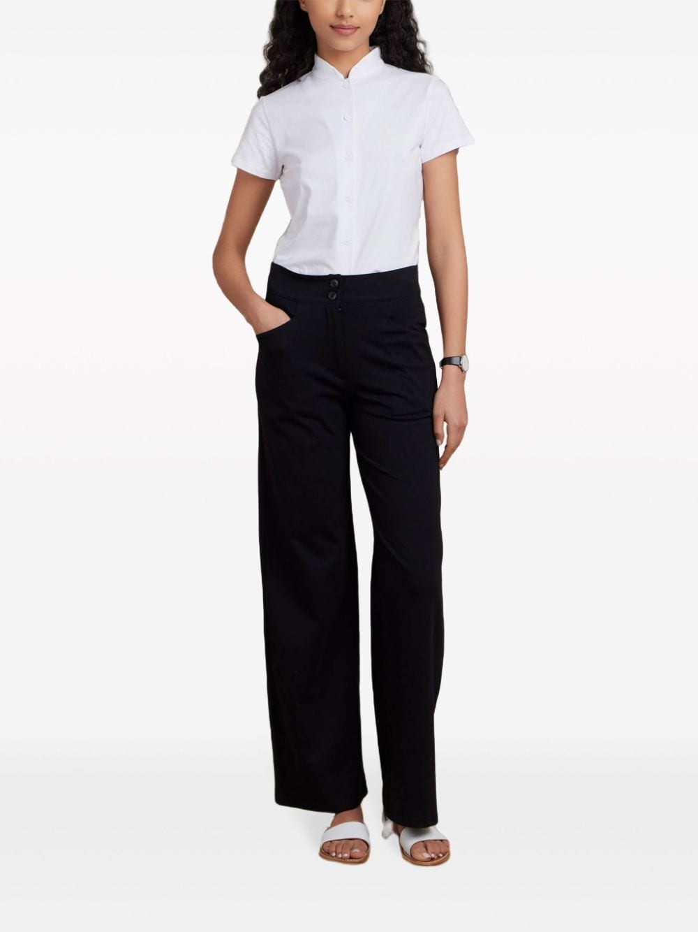 AGNES B. agnès b. Straight-Leg Trousers