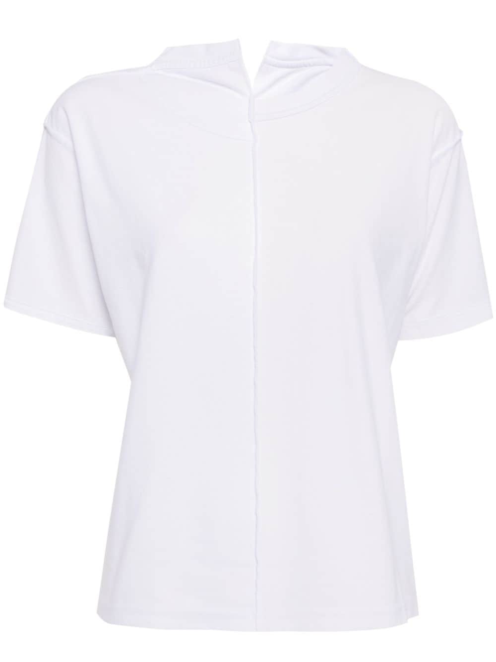 Hodakova Asymmetric T-Shirt In White - 67% Off | Editorialist