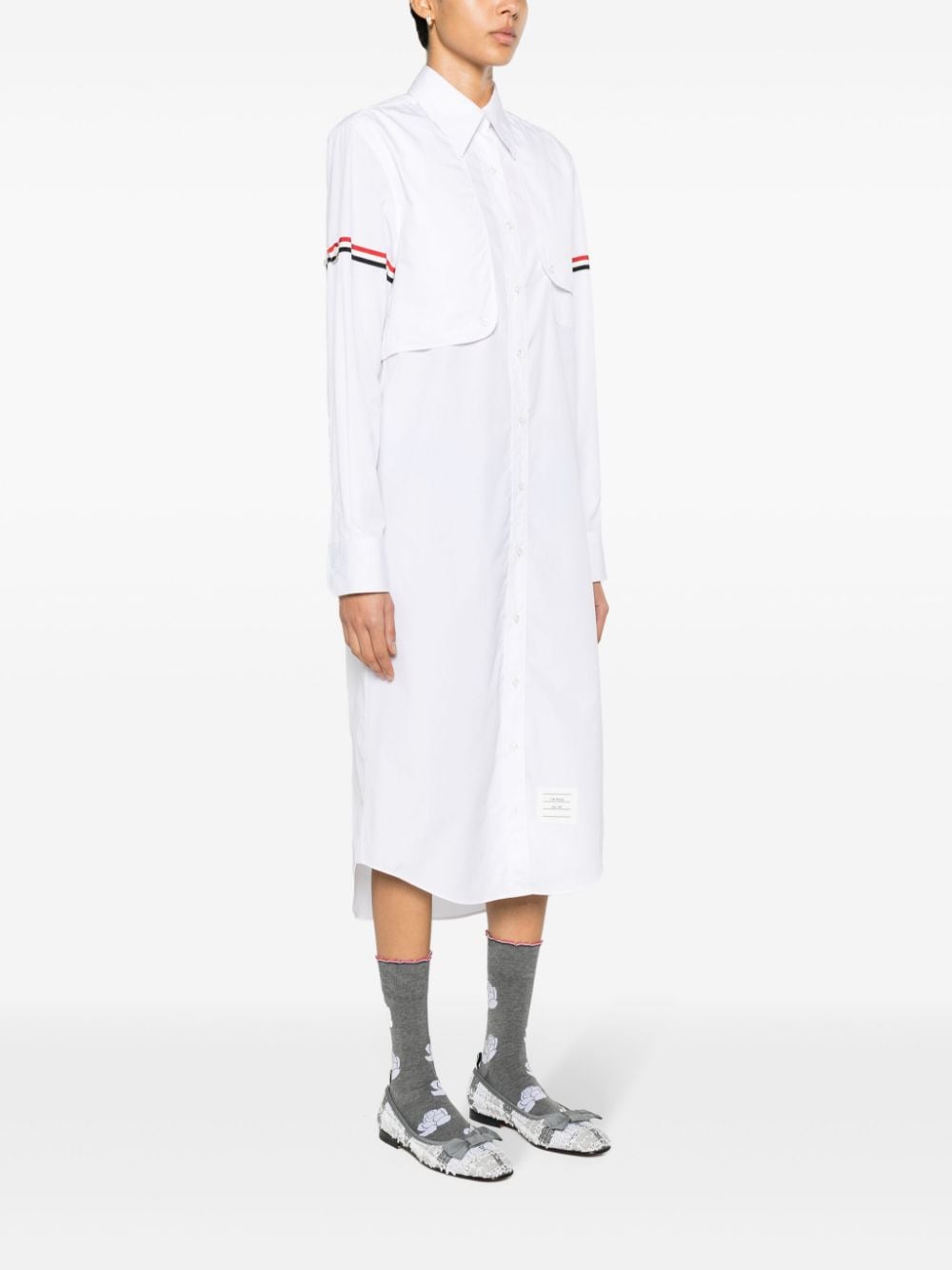 THOM BROWNE Thom Browne Cotton Shirt Dress