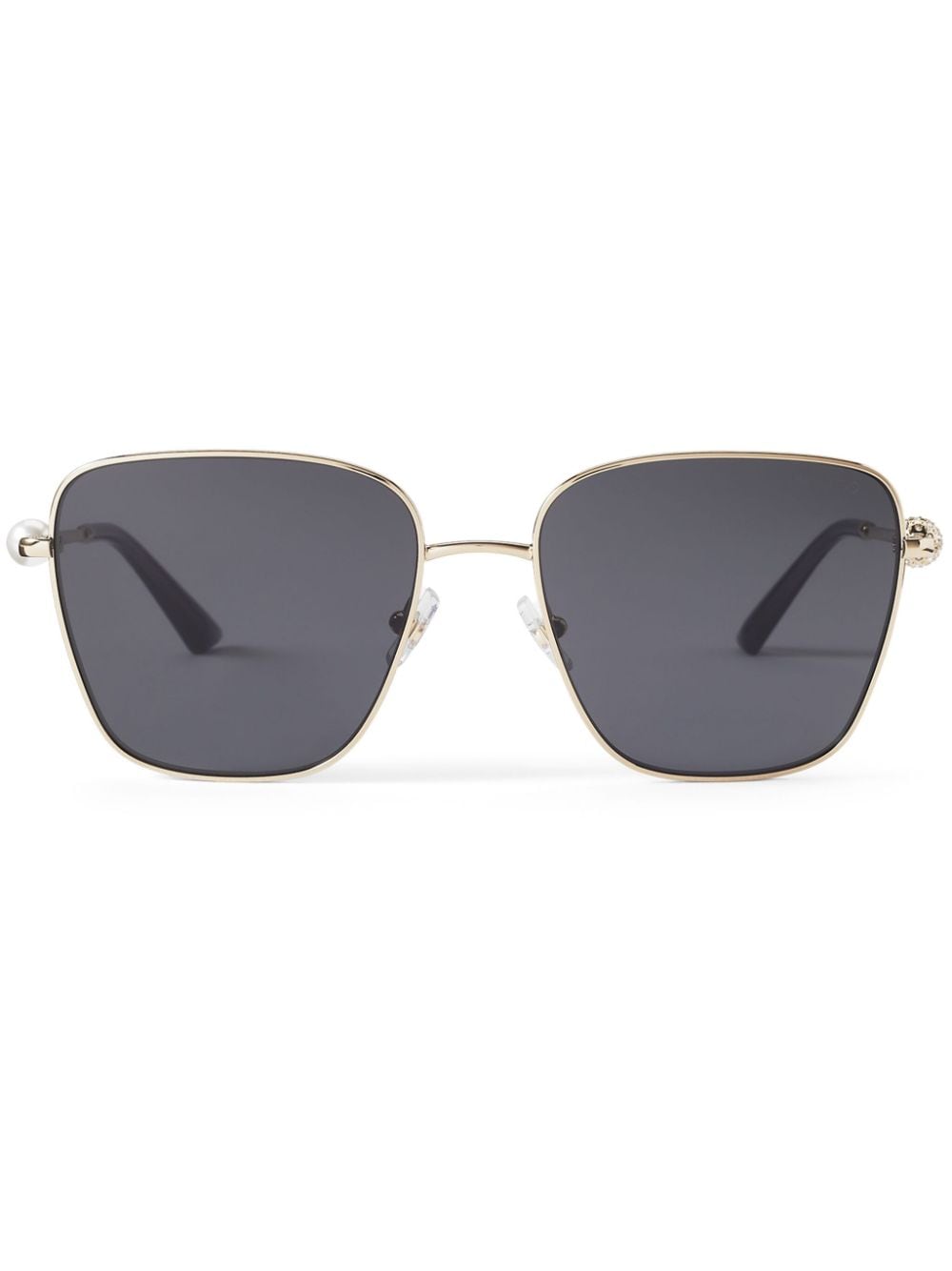 Jimmy Choo Crystal-Embellished Sunglasses In Grey - 50% Off  display picture 1