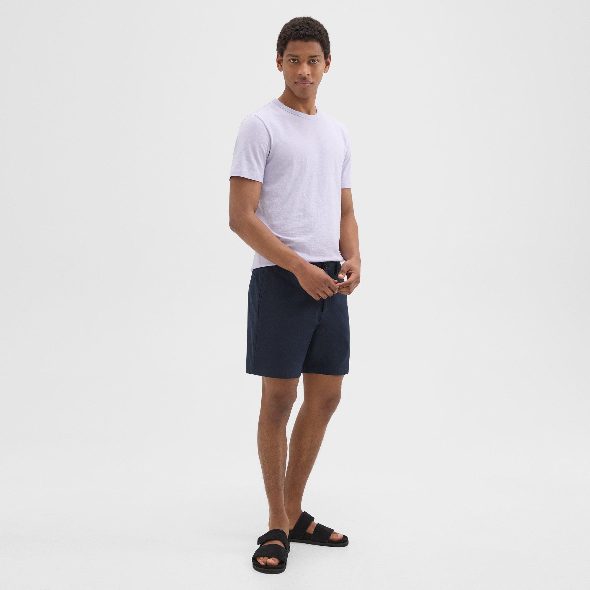 THEORY Theory Zaine Stretch Cotton-Blend Short